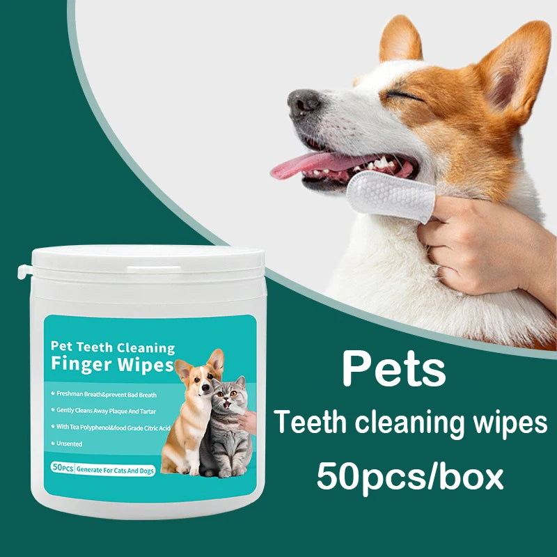 FreshSmile Pet Teeth Cleaning Wipes (Dogs & Cats) – Happy Paw Essentials
